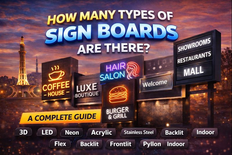 How Many Types of Sign Boards Are There?